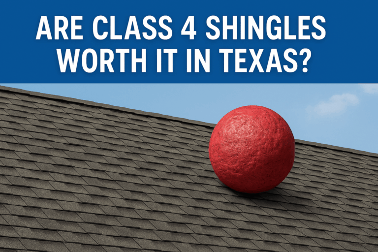 Are Class 4 Shingles Worth It in Texas?